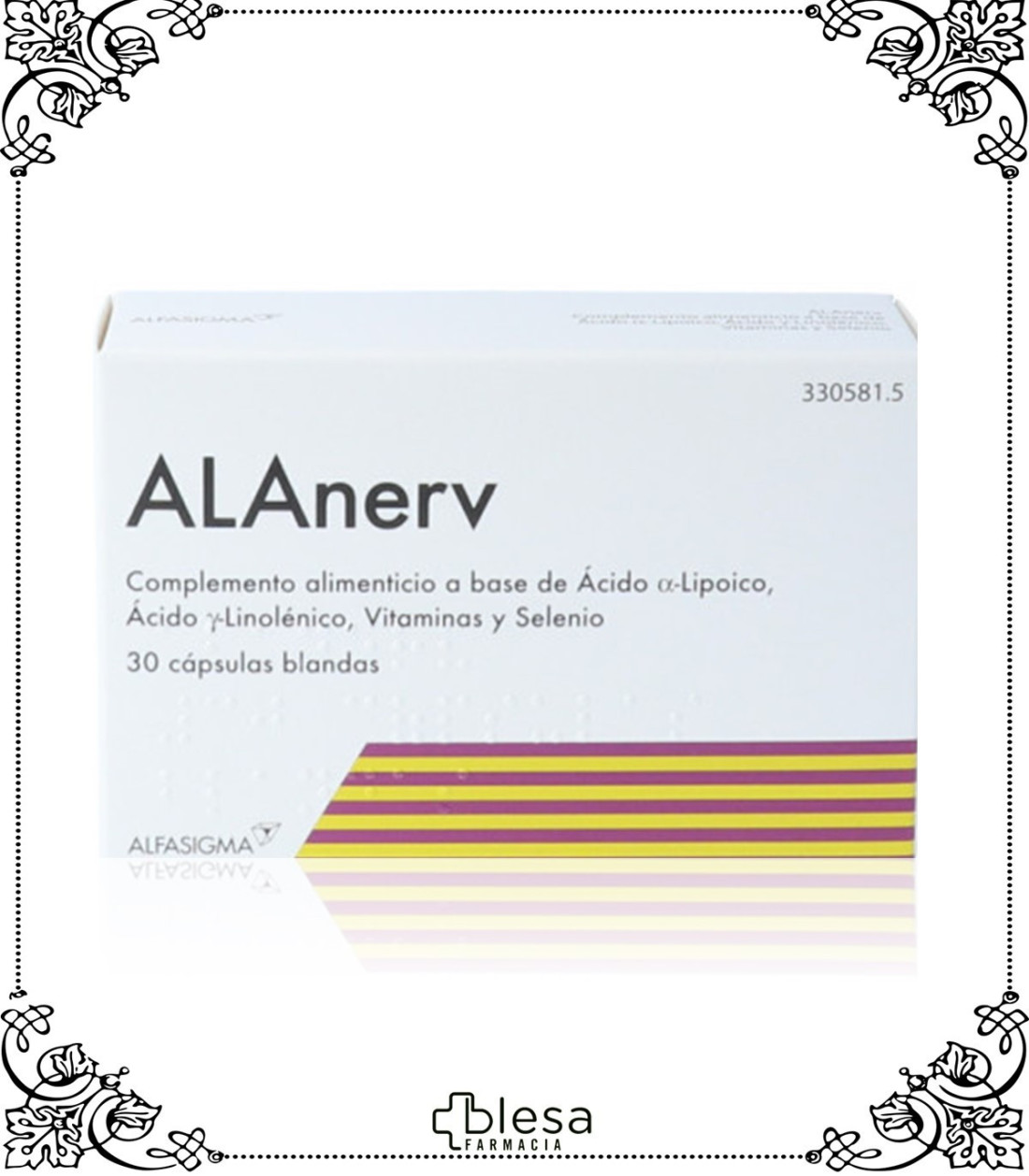 Alfasigma alanerv 30 cápsulas - Blesa Farmacia